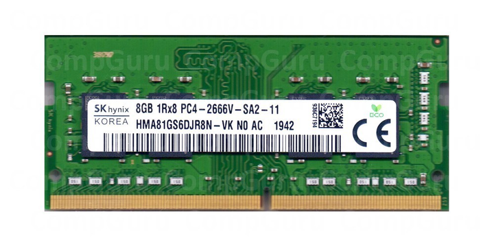Ноутбучная оперативная память Hynix DDR4 8GB 2666MHz SO-DIMM 1Rx8 PC4 ...