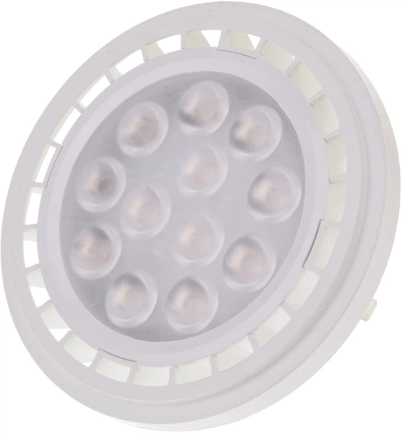 Світлодіодна лампа Brille LED G53 9W 120 pcs CW AR111 AC12V (128179) – фото, відгуки ...