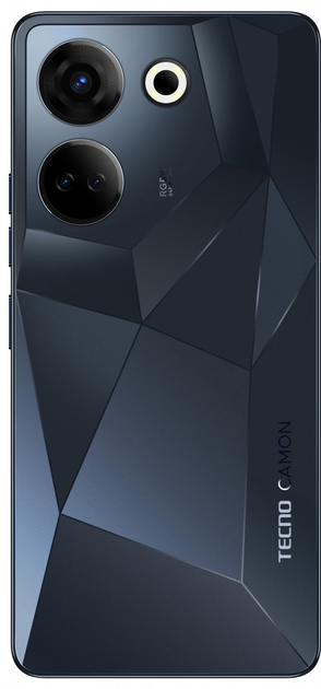 Мобильный телефон Tecno Camon 20 8/256GB Predawn Black – фото, отзывы ...