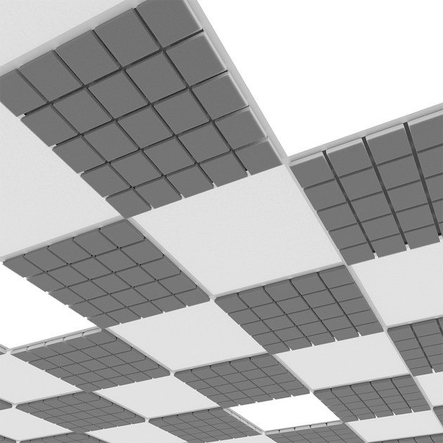 Акустическая плита для подвесных потолочных систем Ecosound Tetras ...