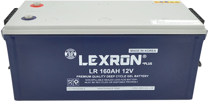 Аккумуляторная батарея LEXRON LR-DCK-12-160 Carbon-Gel 12V 160Ah Deep ...
