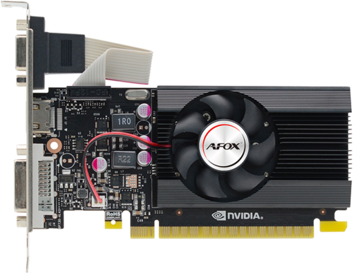 Видеокарта AFOX PCI-Ex GeForce GT710 4GB GDDR3 (64bit) (954/1333) (DVI ...