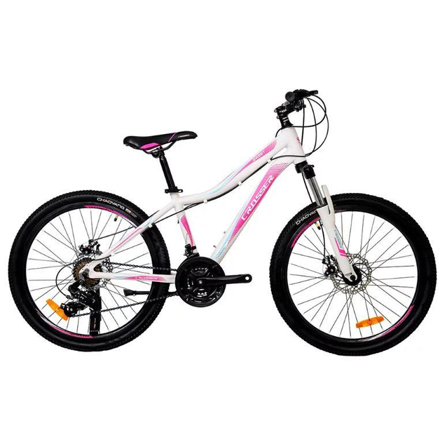 Горный велосипед 26 дюймов Crosser Sweet рама 16" Бело-розовый Sweet 26 ...