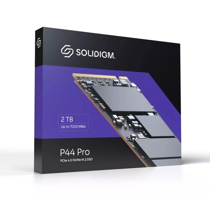 SSD накопичувач Solidigm P44 Pro Series 2TB (SSDPFKKW020X7X1), PCIe GEN 4 NVMe 4.0 x4 M.2 2280 ...