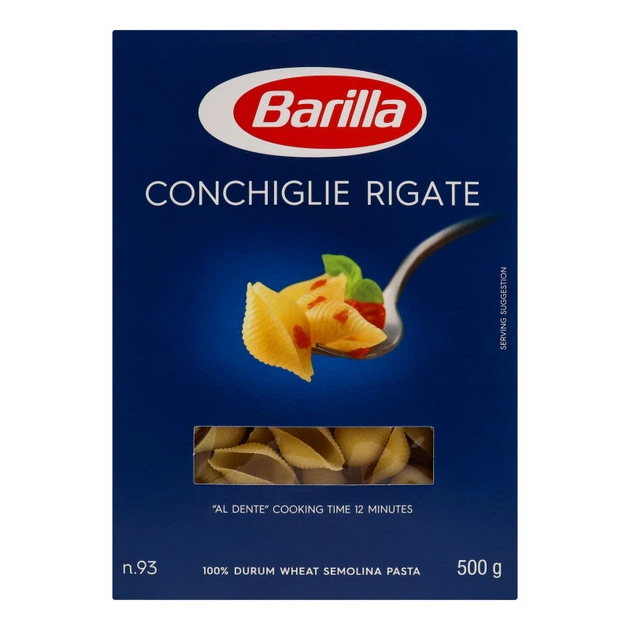 Макарони Barilla Conchiglie Rigate №93, 500 г от продавца: EU&FOOD ...