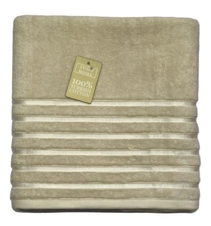Махровий рушник Zugo Home Long Twist Bayan 70*140 см бежевий (ts-01779 ...