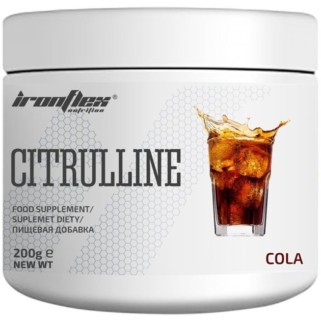 Цитруллин для спорта IronFlex Citrulline 200 g /80 servings/ Cola ...