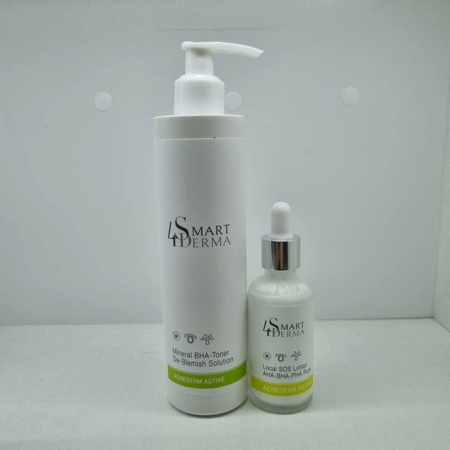 Smart 4 Derma Acnederm Active набор для жирной и проблемной кожи (тоник ...