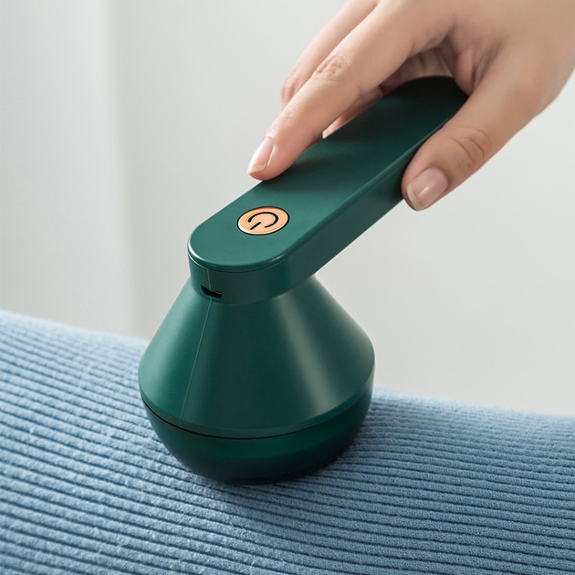 Машинка от катышек на аккумуляторе Hair ball trimmer ND-MQ927 (зеленая ...