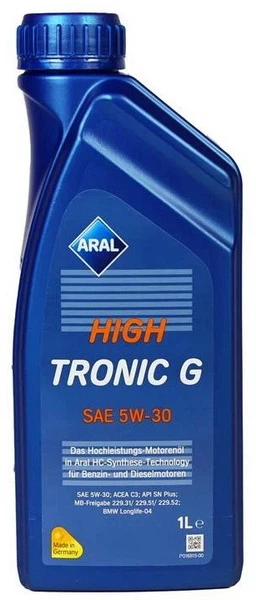Масло моторное синтетическое ARAL HighTronic G 5W-30, 1л Aral 14FEEE ...
