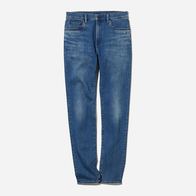 Джинсы утепленные Regular Fit мужские Uniqlo 97112614 40W34L Синие ...