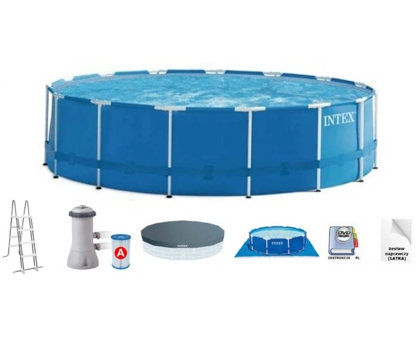 Каркасний басейн Intex 28242 круглий 457 x 122 см – фото, отзывы ...