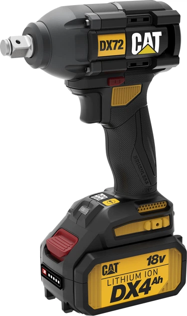 Аккумуляторный безщеточный ударный гайковерт CAT DX72 – фото, отзывы ...
