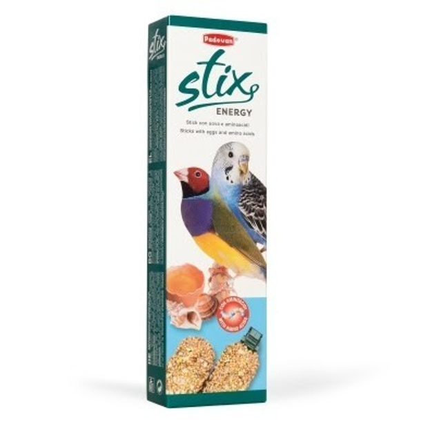 Лакомство для волнистых попугаев, амадинов Stix energy 80 г ...