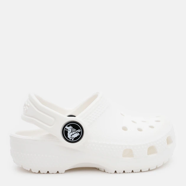Детские кроксы для девочки Crocs Classic Clog T 206990-100 24-25 Whi ...