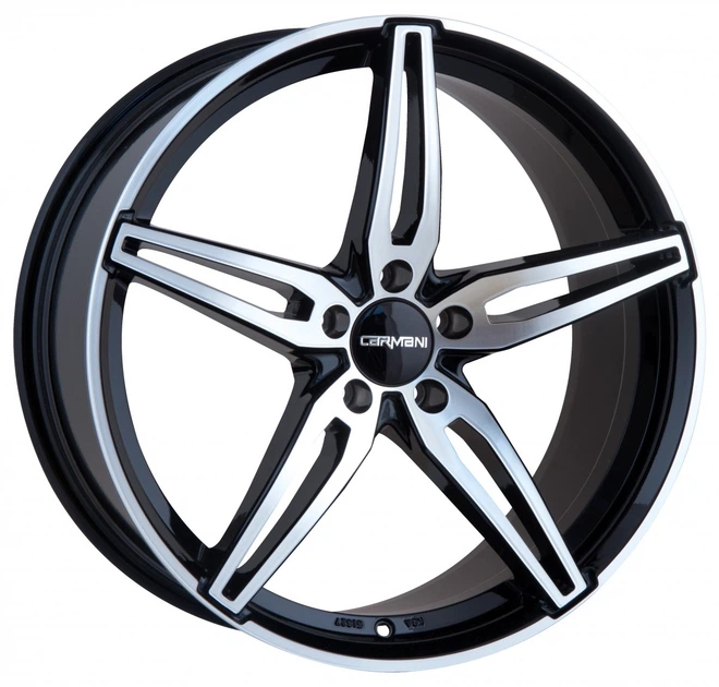 Carmani CA 15 Oskar R17 W7 PCD5x108 ET45 DIA63.4 Black Polished – фото ...