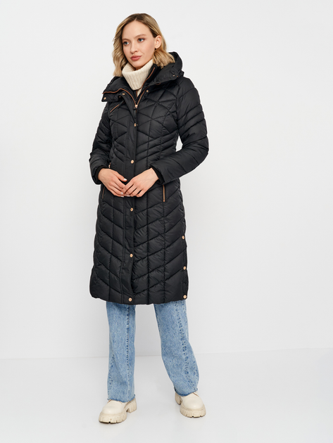 Куртка зимняя длинная женская Karl Lagerfeld 314575850 XS Черная ...