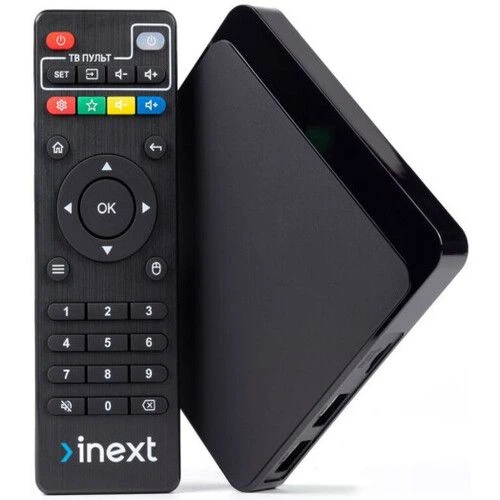 Смарт приставка (Smart Box) Inext TV5 Android 10, Ultra HD 4K + Подписка Sweet.tv на 4 мес.в ...