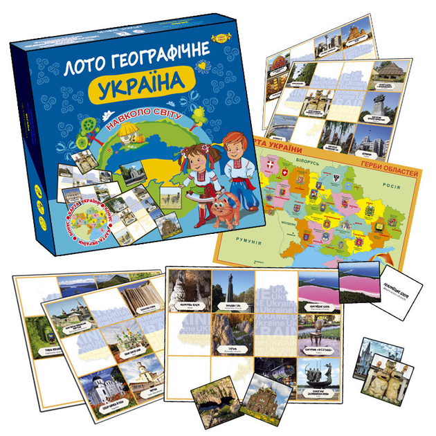 Игра Мастер Вокруг света. Лото географическое. УКРАИНА (МКБ0150) – фото ...