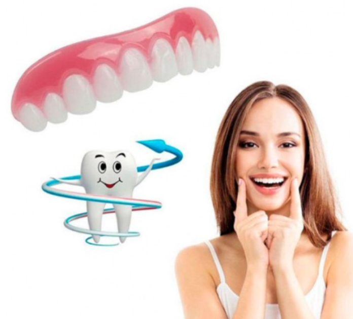 Съёмные накладные виниры для зубов верхней челюсти Perfect Smile ...