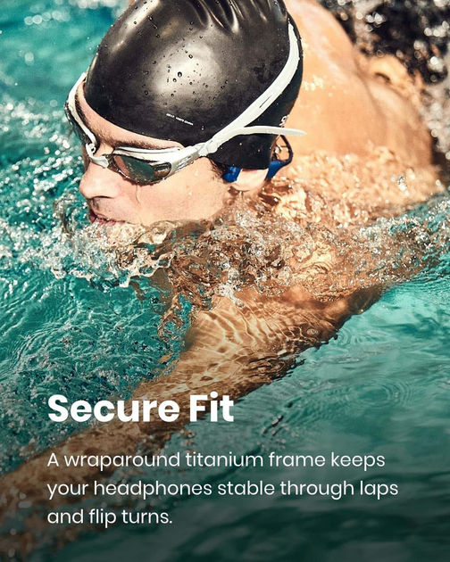 SHOKZ OpenSwim MP3-наушники с костной проводимостью идеально подходят ...
