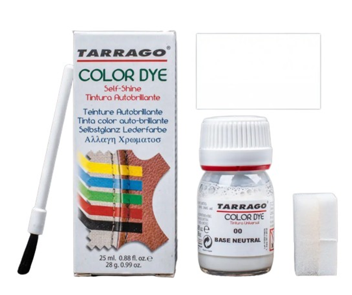 Краска для кожи Tarrago Color Dye, нейтральная, 25 мл – Оригинальная ...