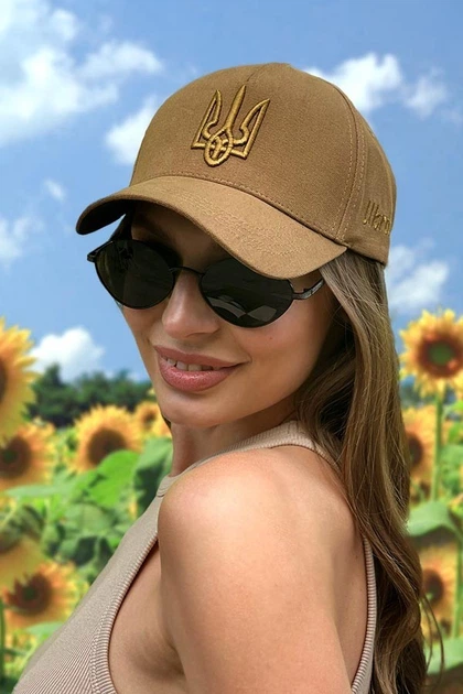 Кепка-бейсболка женская Тризуб Braxton 1394 кемел 56-60р – Стильные ...