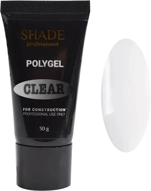 Полігель Shade Professional Polygel Clear 30 г (2000994308630) – купити онлайн на ROZETKA