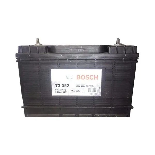 Аккумулятор 105Ah-12v BOSCH (T3052) (330x172x240),L,EN800 клеммы тонкие ...