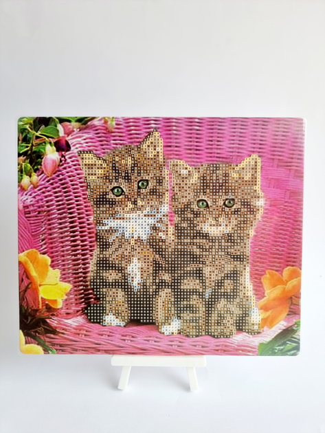 Алмазная мозаика детская Котята 21x25 см – фото, отзывы, характеристики ...