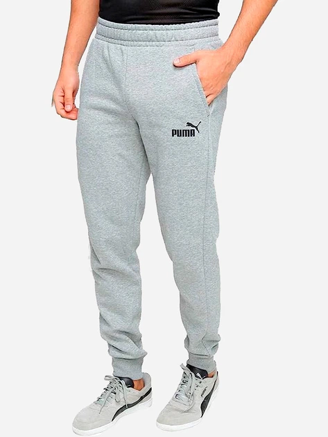 Спортивные штаны мужские Puma Ess Slim Pants Fl 58674803 S Medium Gray Heather (4063697287068 ...