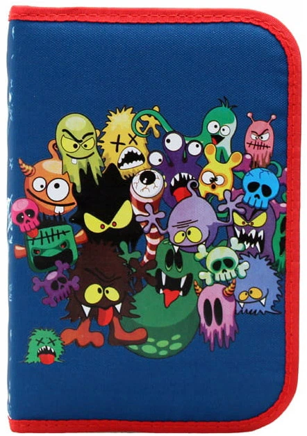 Пенал школьный Hama Monsters с аксессуарами (139122) – фото, отзывы ...