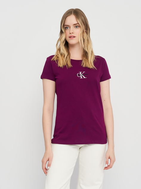 Футболка женская Calvin Klein 11159 L Фиолетовая – в интернет-магазине ...
