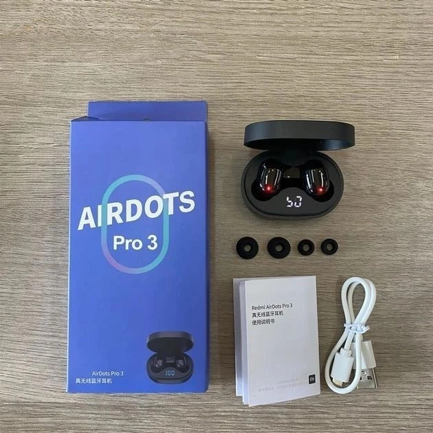 Бездротові Bluetooth навушники AirDots Pro 3 Чорні HN754 купить в ...