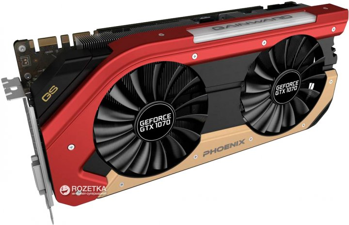 Видеокарта Gainward GeForce GTX 1070 Phoenix 8GB GDDR5 (256bit) (1506/ ...