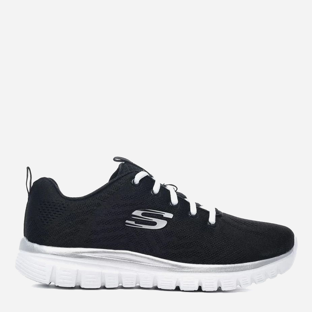 Женские кроссовки для зала Skechers Graceful - Get Connected 12615W-BKW ...