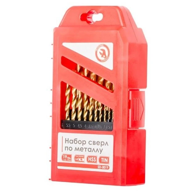 Набір свердел по металу INTERTOOL DIN338 HSS 19шт (SD-0019) – фото, відгуки, характеристики в ...