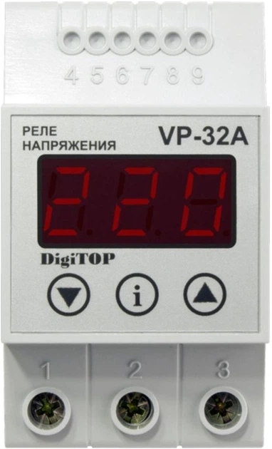 Реле напряжения DigiTOP VP-32A – фото, отзывы, характеристики в интернет-магазине ROZETKA ...