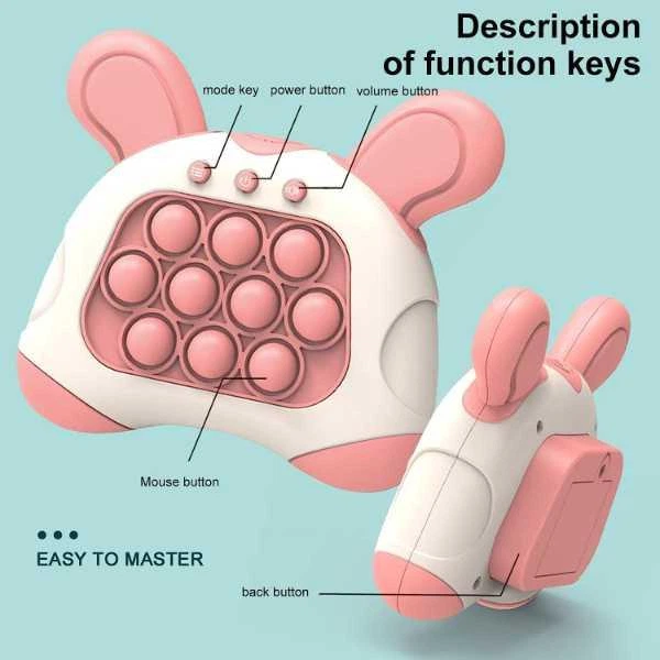 Іграшка-антистрес Pop it PRO Rabbit Pink – фото, отзывы, характеристики ...