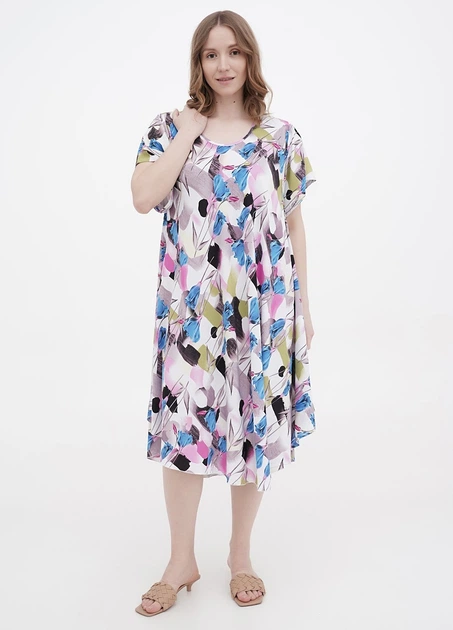 Платье Saimeiqi 3XL голубое 1236.7 – Брендовая одежда | ROZETKA