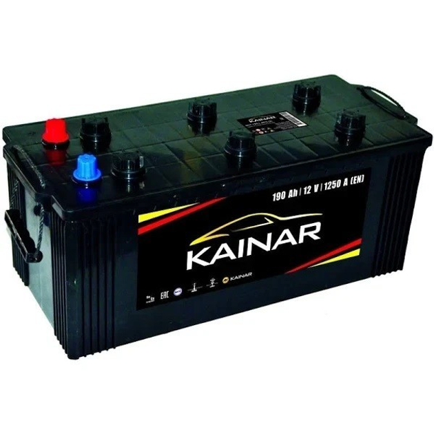 Аккумулятор 190Ah-12v KAINAR Standart+ (513x223x223),полярность ...