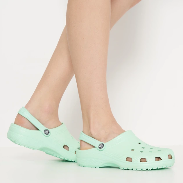 Жіночі крокси Crocs Classic Clog 10001-3P7 38-39 (M6/W8) 24 см Mint (887350752960) – Оригінальне ...