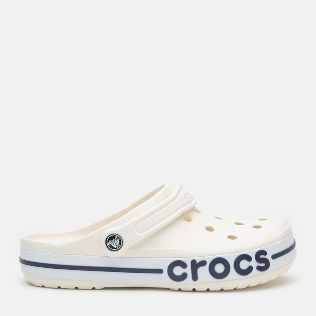 Женские кроксы Crocs Bayaband Clog 205089-126 38-39 (M6/W8) 24 см White/Navy (1914481391214 ...