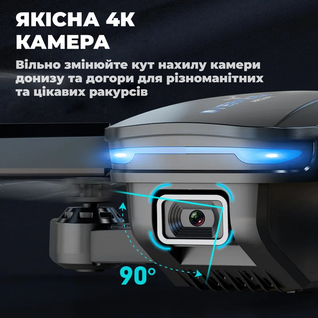 Бюджетный Квадрокоптер с камерой S20 - дрон с HD(1080P) FPV, до 30 мин ...