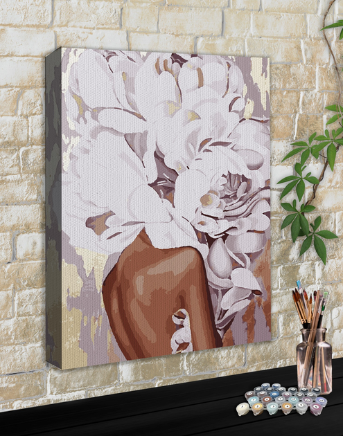 Картина за номерами з Галерейною натяжкою та Золотими фарбами 40х50 см ...