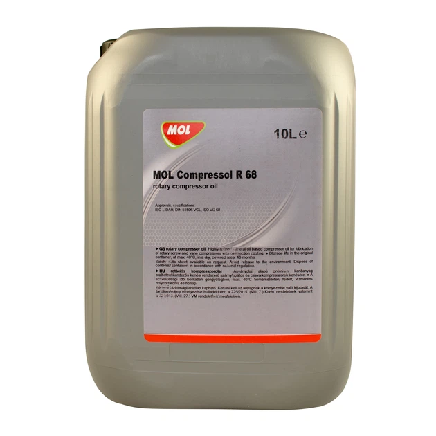 Индустриальные масла MOL MOL Compressol R 68 10L 10 13006079 – фото ...