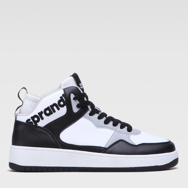 Мужские кеды высокие Sprandi Heat Mid MPRS-2022M03108-2 44 28.7 см Черно-белые (5904862570440 ...