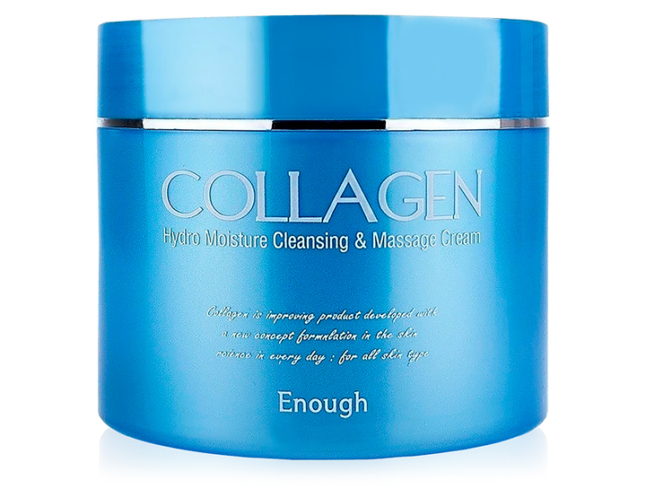 Увлажняющий массажный крем для лица и тела с коллагеном Enough Collagen ...