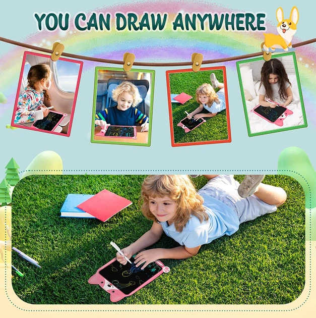 Графический планшет для рисования LunaTik с LCD экраном 10" Котик ...