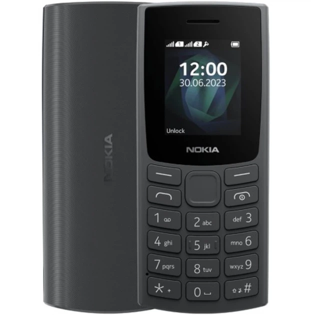 Кнопочний телефон Nokia 105 2023/TA-1569 (no charge) Black – фото ...